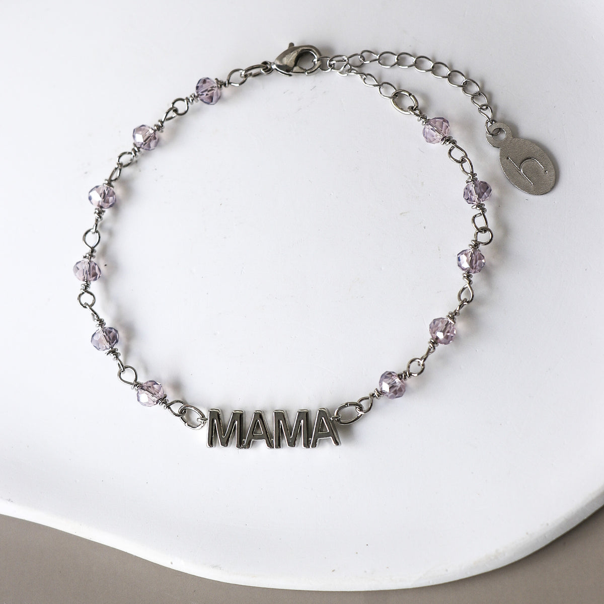 Bracelet MAMA - Argent – HoraceJewelry